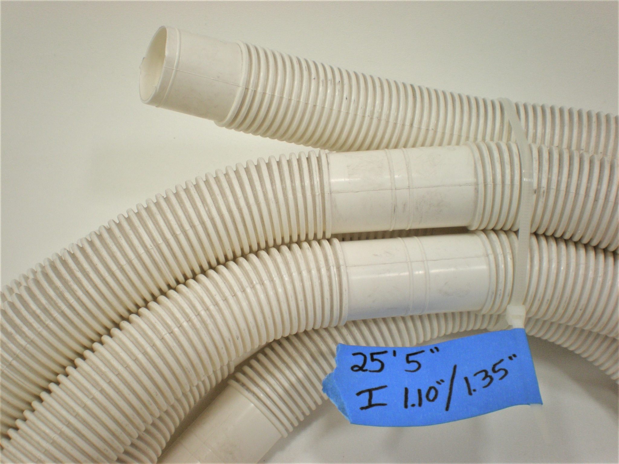 Corrugated Marine Conduit Flex Tubing (White) *1.10" x 25'5" *NEW ...