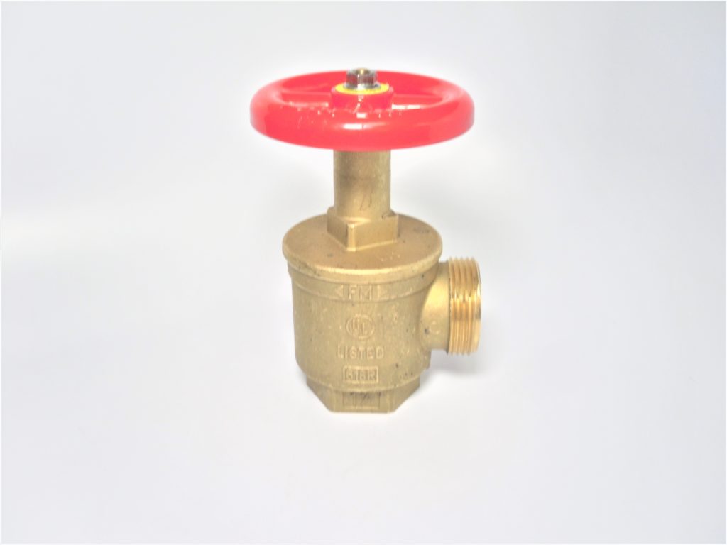 Giacomini A56Y001 Industrial Angle Fire Hose Valve *1-1/2" NPT x 1-1/2 ...