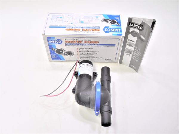 Jabsco 50890-1000 Filter-less Marine Waste Water Pump w/ Single ...