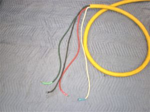 Hubbell HBL4100P7W Male 4-Pin Plug W 120' 200A/480V Marine Shore Power ...