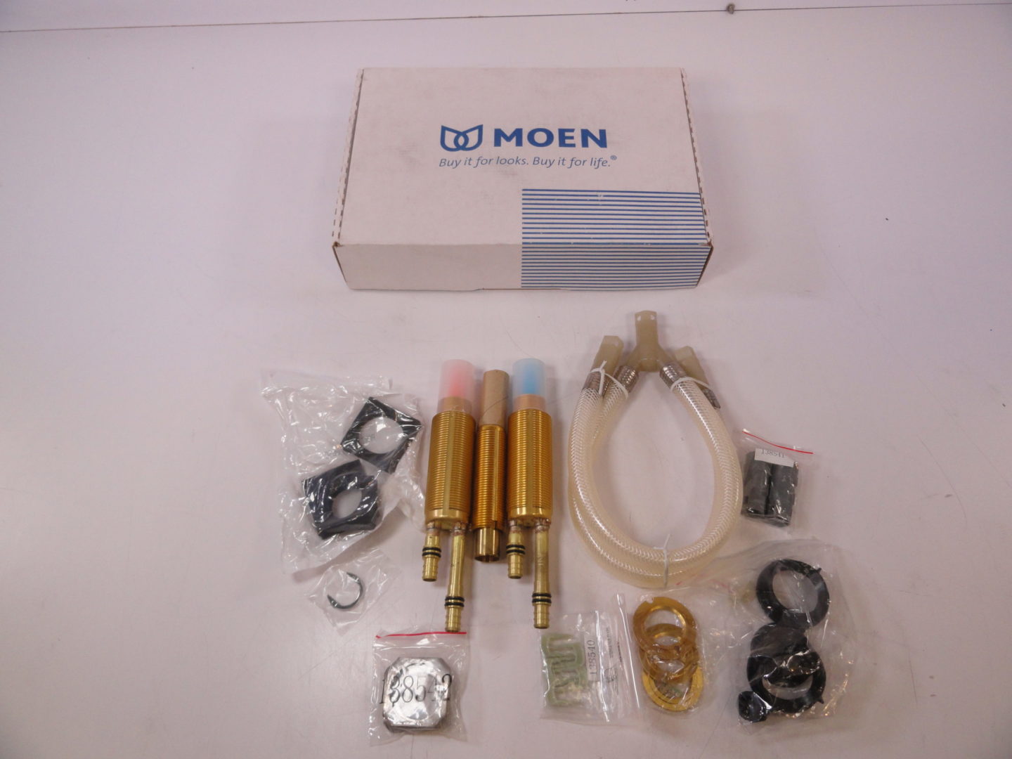 Moen 4993 M-Pact 2 handle Roman Tub Valve Adjustable 1/2" 0.5in PEX ...
