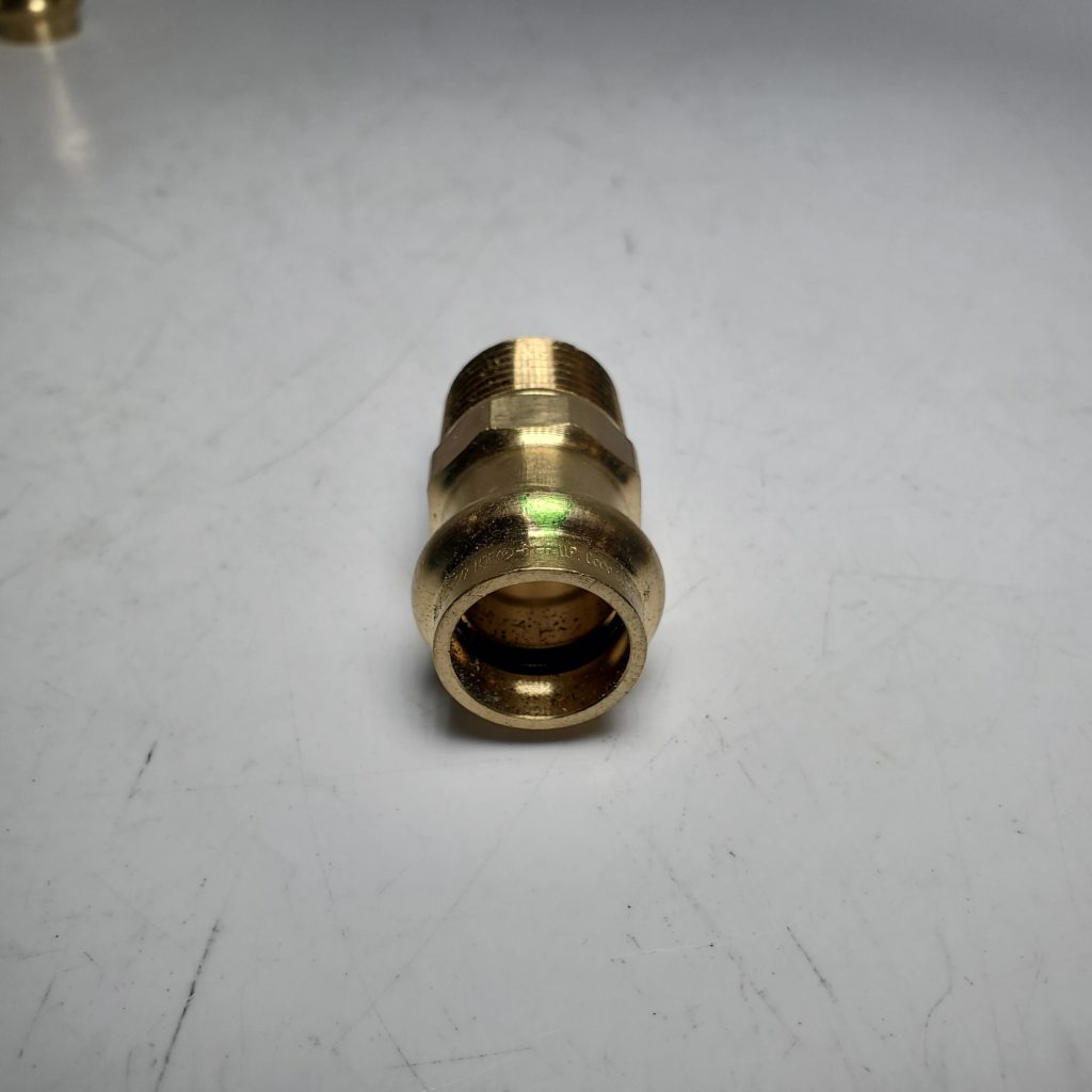Viega ProPress 2911ZL 79215- 1/2" x 1/2" Bronze Press x MPT Adapter ...