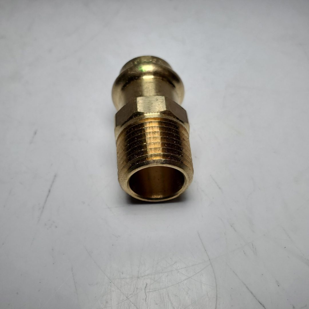 Viega ProPress 2911ZL 79215- 1/2" x 1/2" Bronze Press x MPT Adapter ...