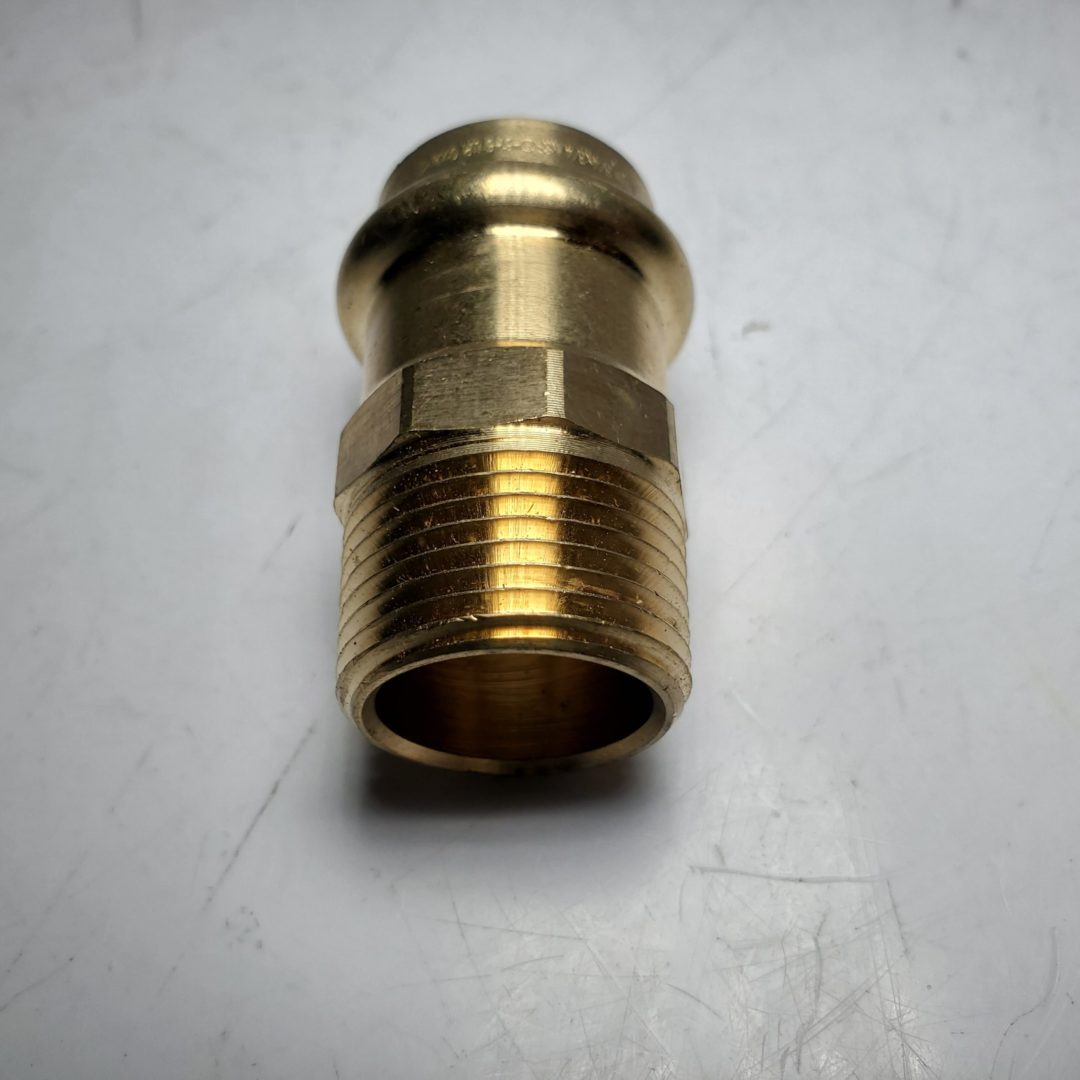 Viega ProPress 2911ZL 79230 - 3/4" x 3/4" Bronze Press x MPT Male ...