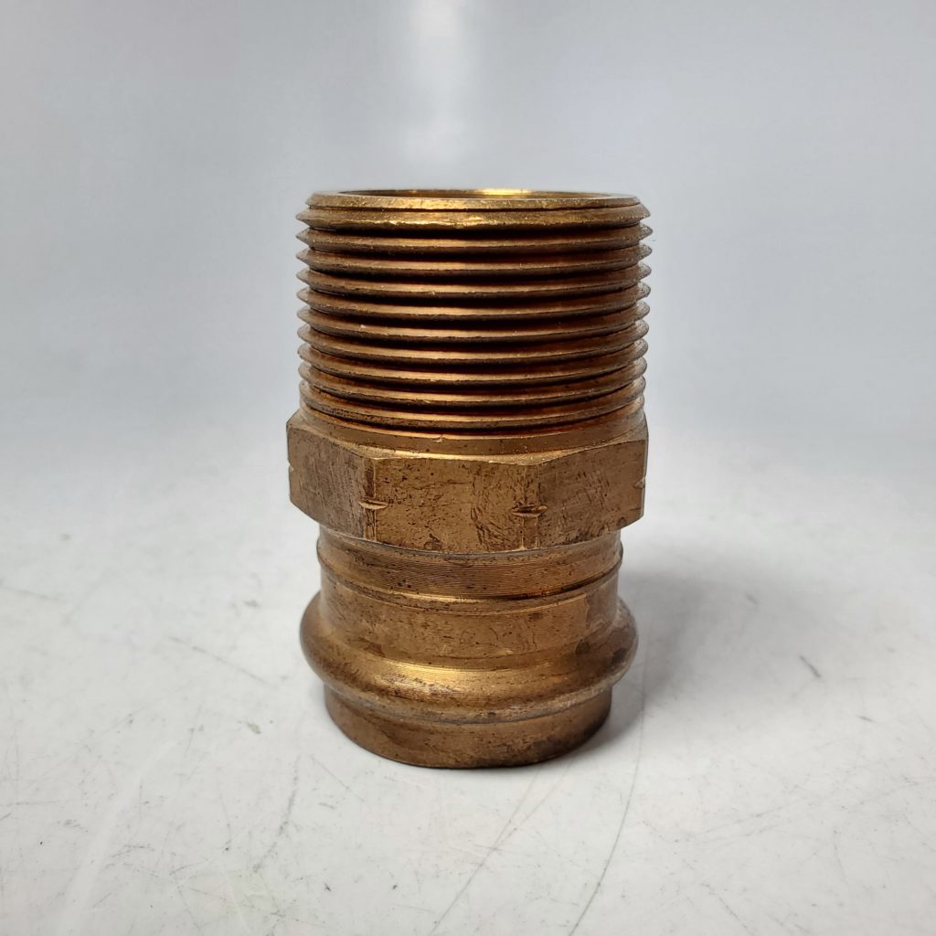 Viega ProPress 2911ZL 79260 - 1-1/4" x 1-1/4" Bronze Press x MPT ...