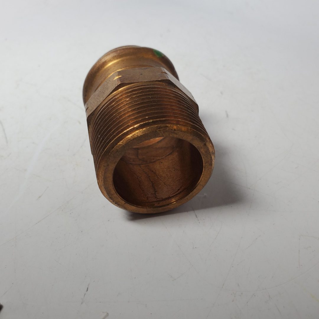 Viega ProPress 2911ZL 79260 - 1-1/4" x 1-1/4" Bronze Press x MPT ...