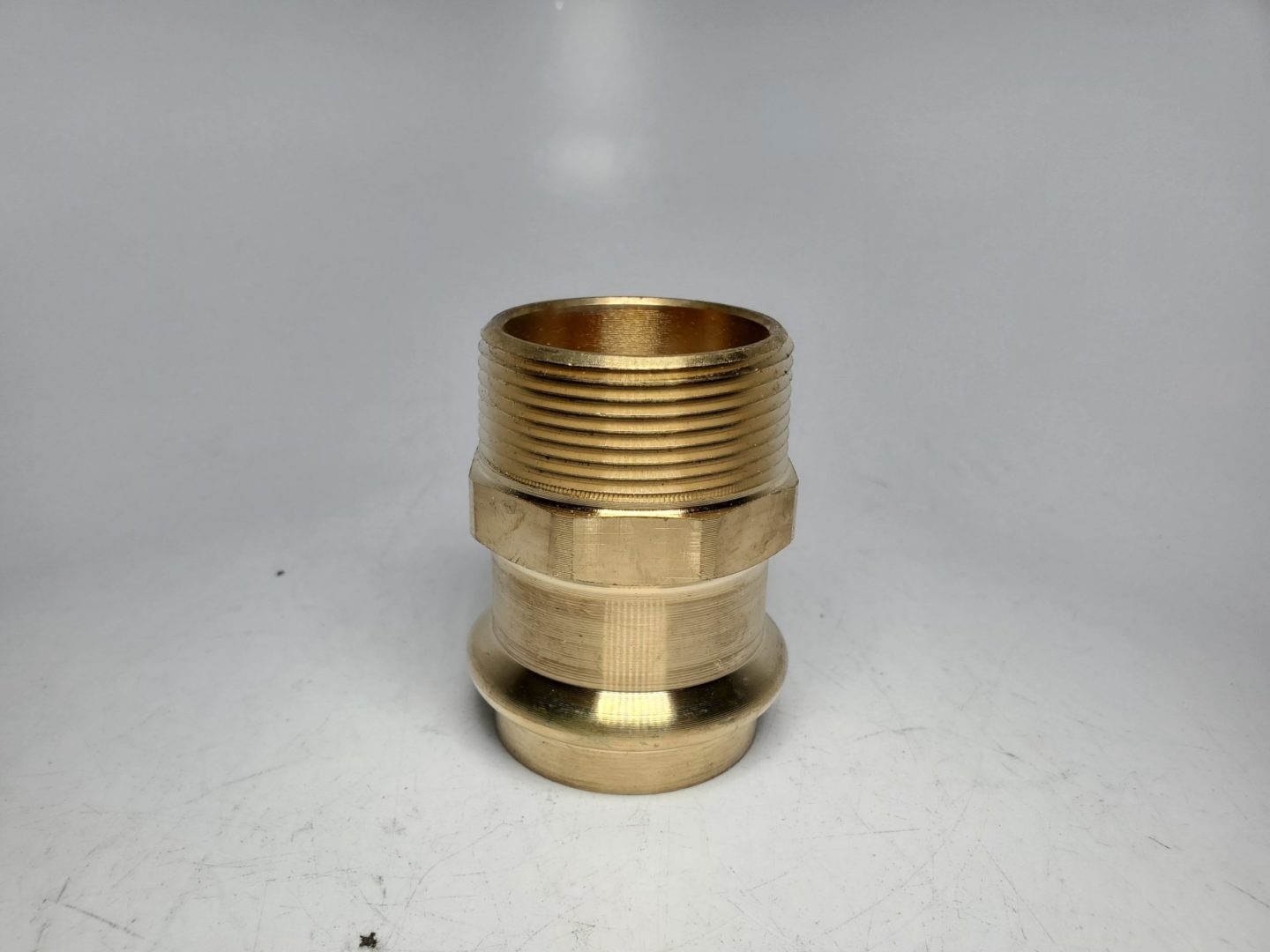Viega ProPress 2911ZL 79275 - 1-1/2" Press x MPT Male Thread Bronze ...