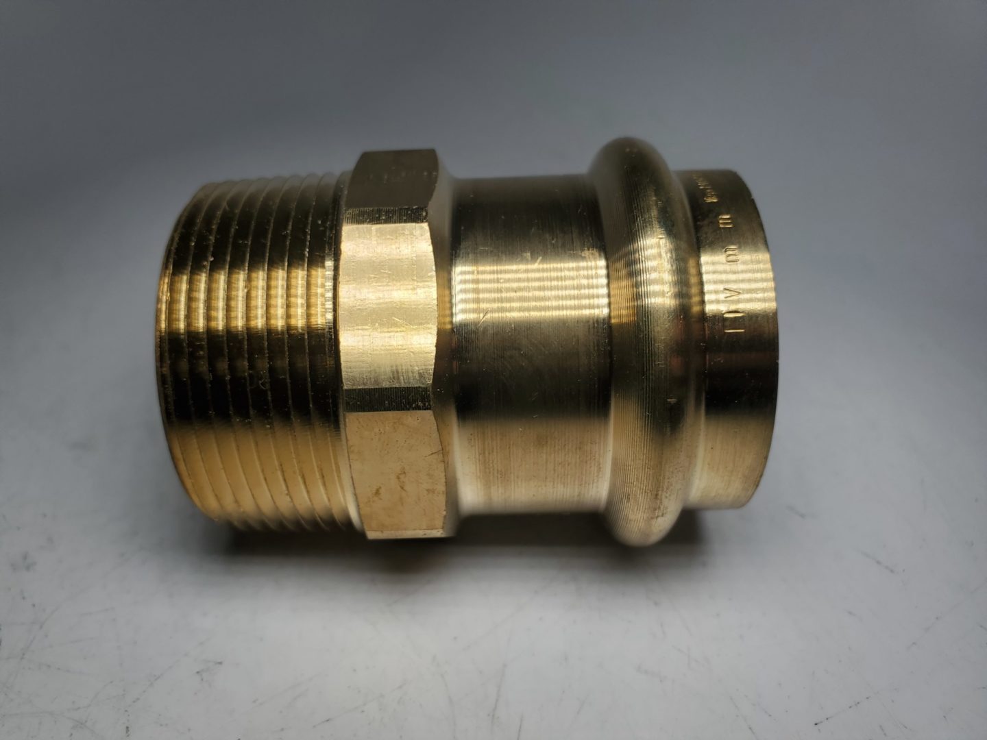 Viega ProPress 2911ZL 79275 - 1-1/2" Press x MPT Male Thread Bronze ...