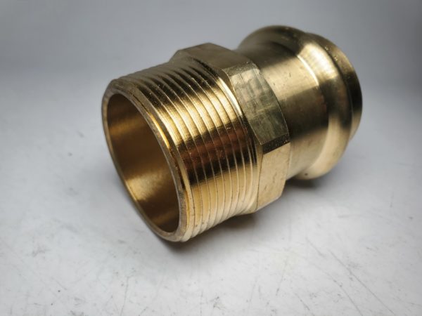Viega ProPress 2911ZL 79275 - 1-1/2" Press x MPT Male Thread Bronze ...