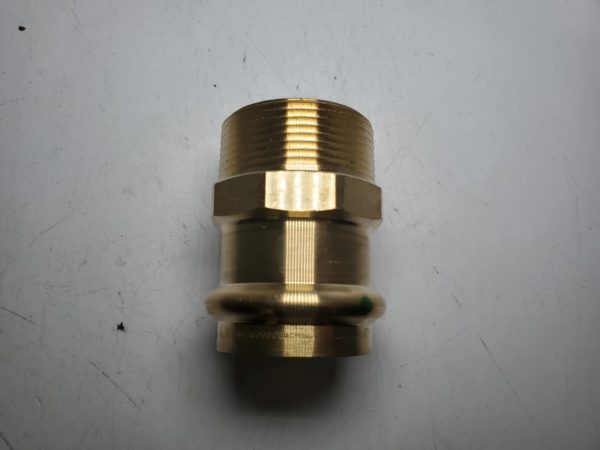 Viega ProPress 2911ZL 79275 - 1-1/2" Press x MPT Male Thread Bronze ...