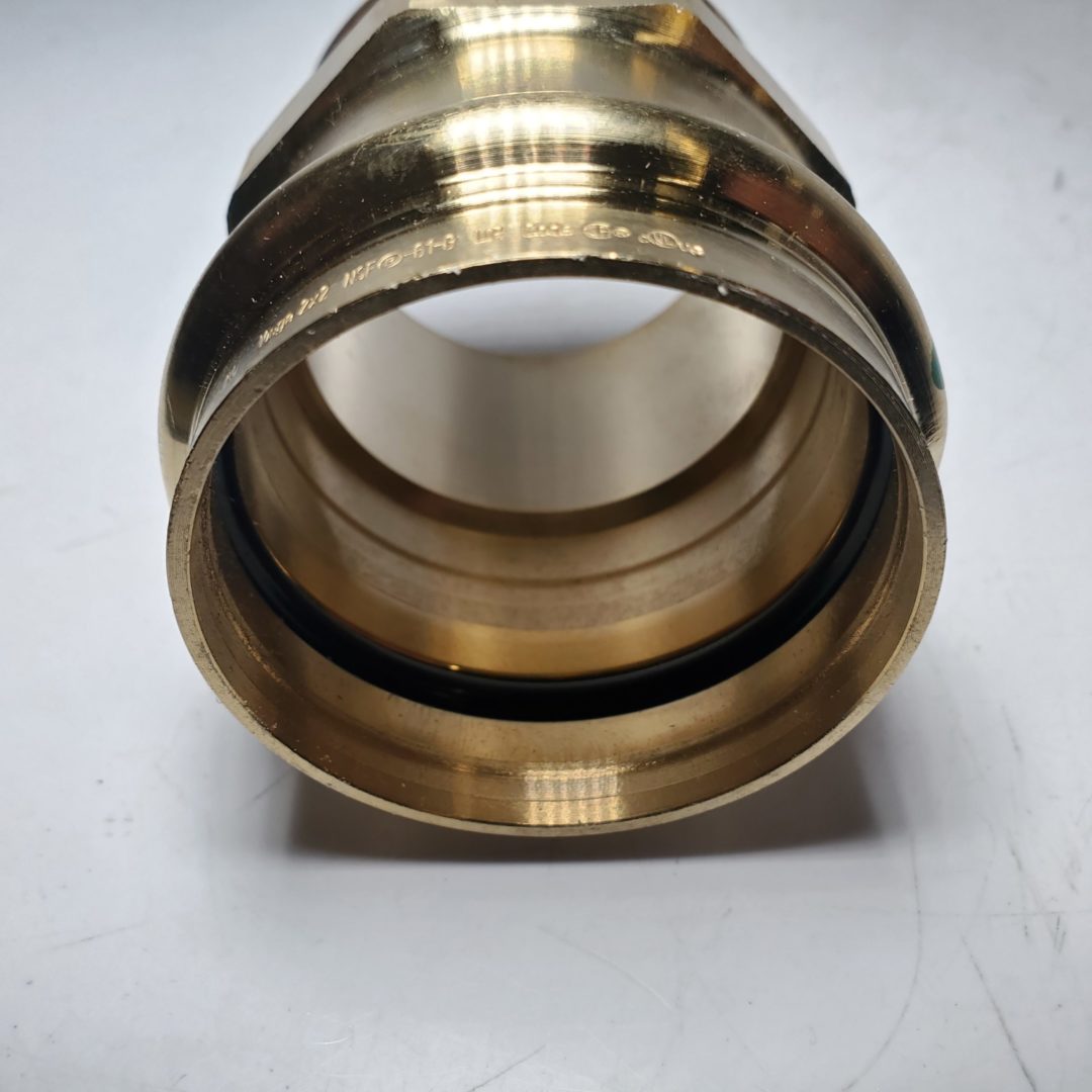 Viega ProPress 2911ZL 79290- 2" x 2" Bronze Press x MPT Male Thread ...
