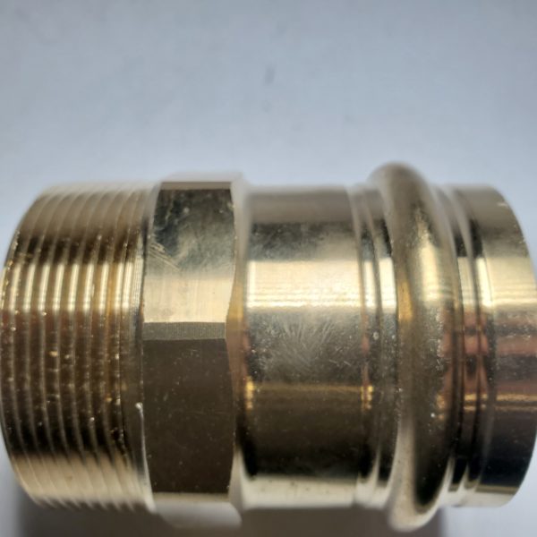 Viega ProPress 2911ZL 79290- 2" x 2" Bronze Press x MPT Male Thread ...
