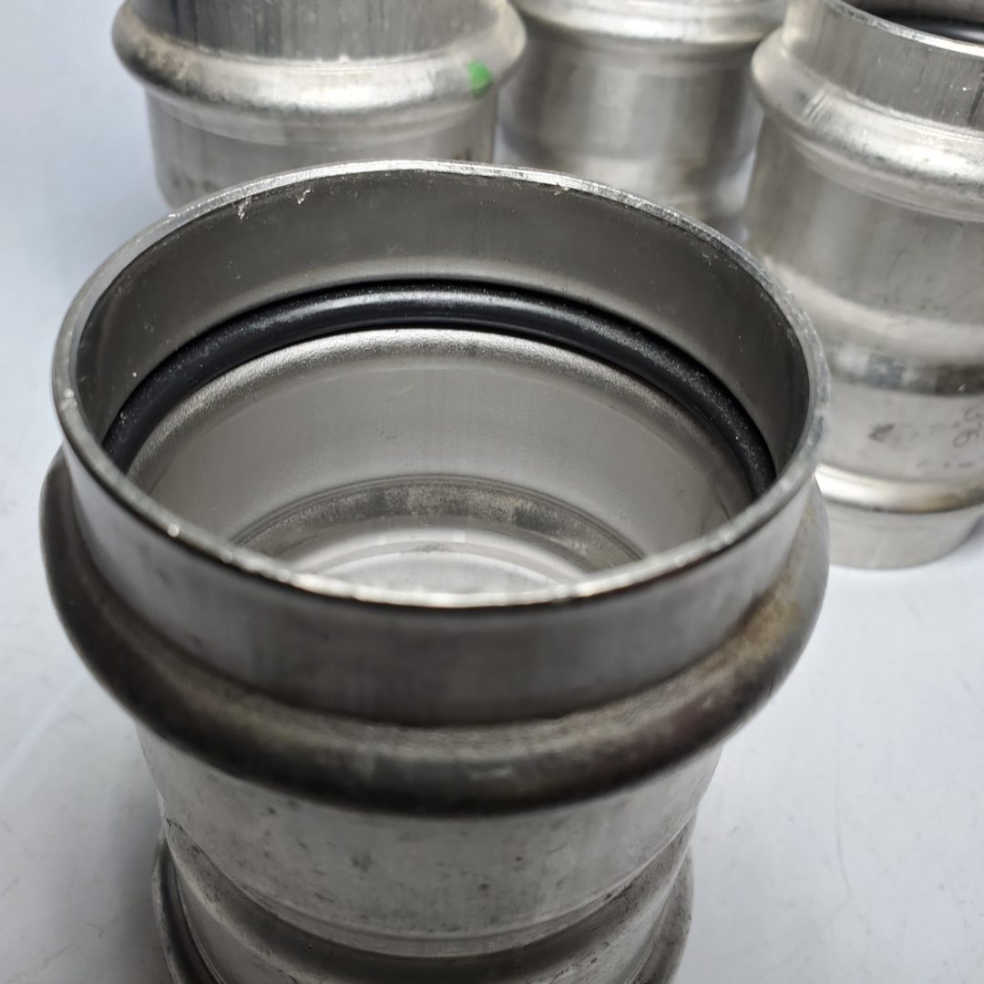 Viega ProPress 316 4015 80290 2" Stainless Steel Press Coupling - LOT ...