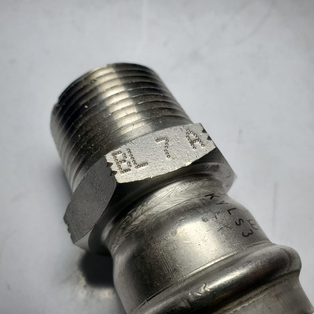 Viega ProPress 316 4011 - 80040 - 1" x 1" Stainless Steel Press x MPT ...