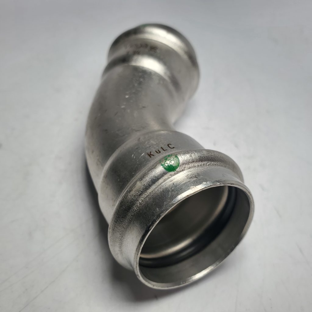 Viega ProPress 316 4026 - 80460 - 1-1/4" Stainless Steel 45° Press x ...