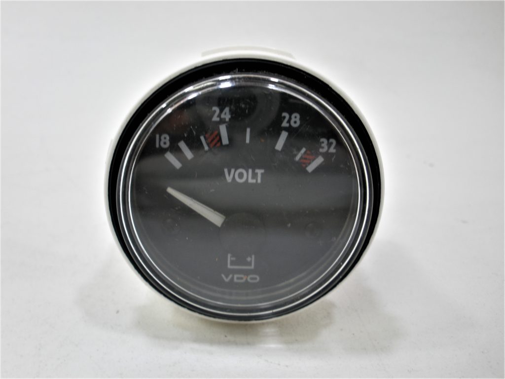 VDO N 02 410 915 24V Black Marine Boat Engine Motor Volt Gauge Meter ...