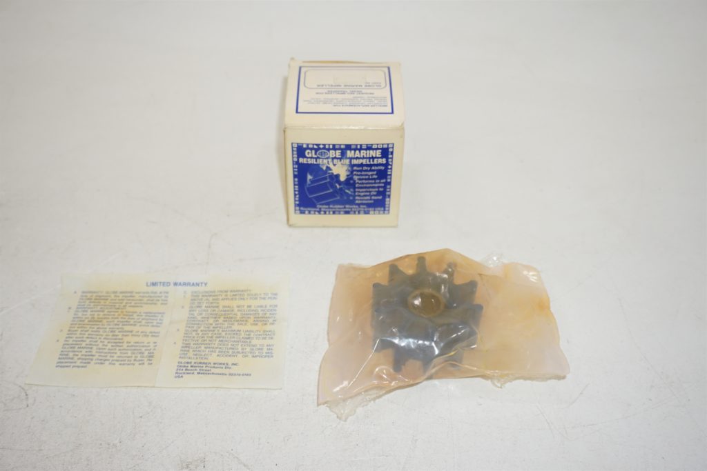 Globe Marine 318 Run-Dry Marine Engine Motor Water Pump Blue Impeller ...