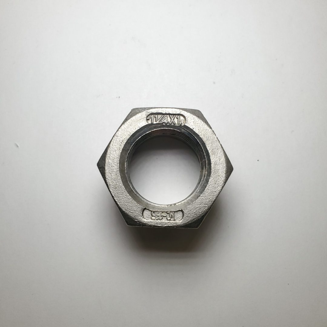 1-1/4" x 1" FPT x MPT Threaded Hex Reducer Bushing Stainless Steel 316 ...