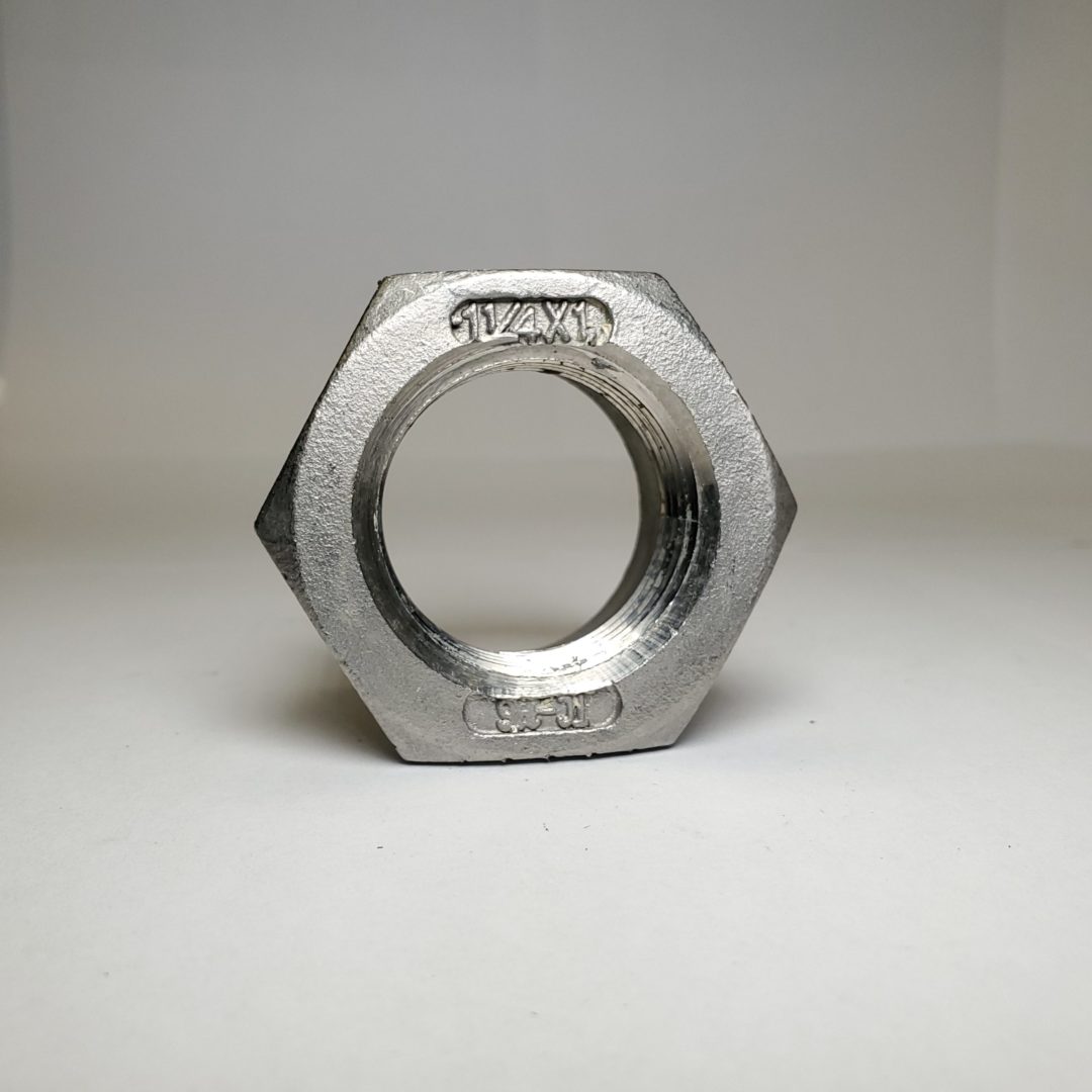 1-1/4" x 1" FPT x MPT Threaded Hex Reducer Bushing Stainless Steel 316 ...