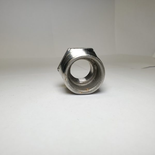 1" x 1/2" FPT x MPT Threaded Hex Reducer Bushing Stainless Steel 316 ...