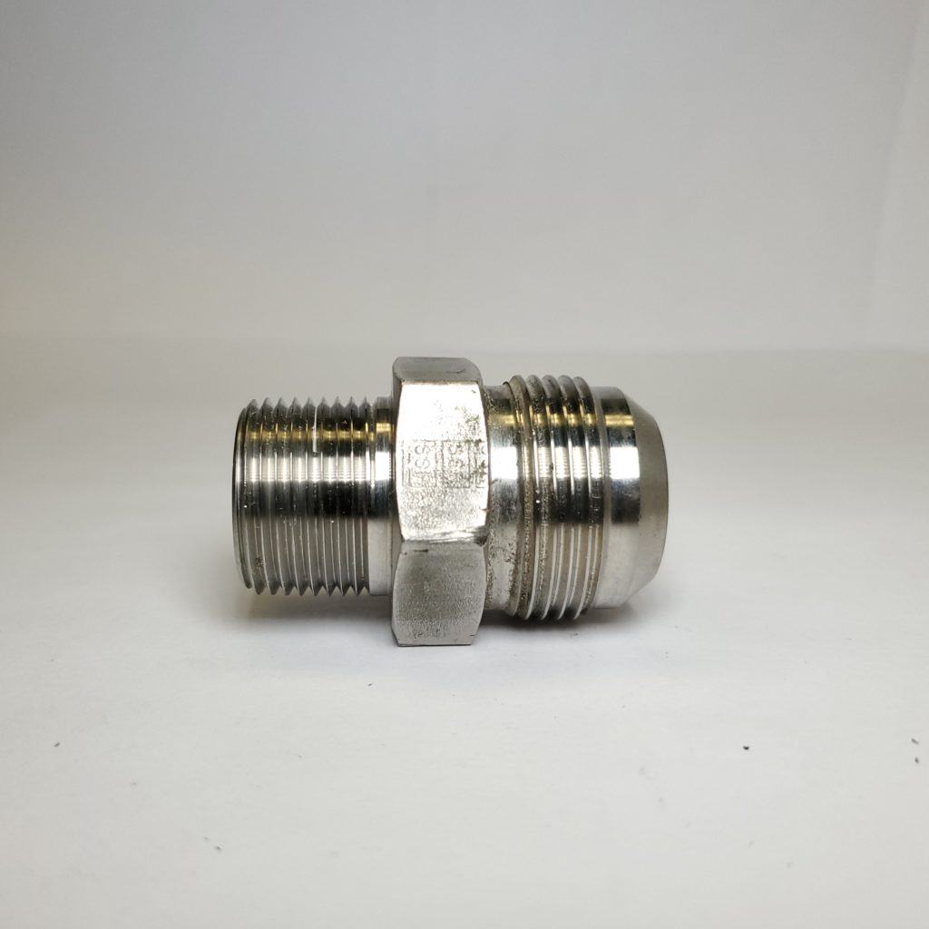 1" Male JIC X 3/4" Male NPT 316 Stainless Steel Hydraulic Fitting - Max ...