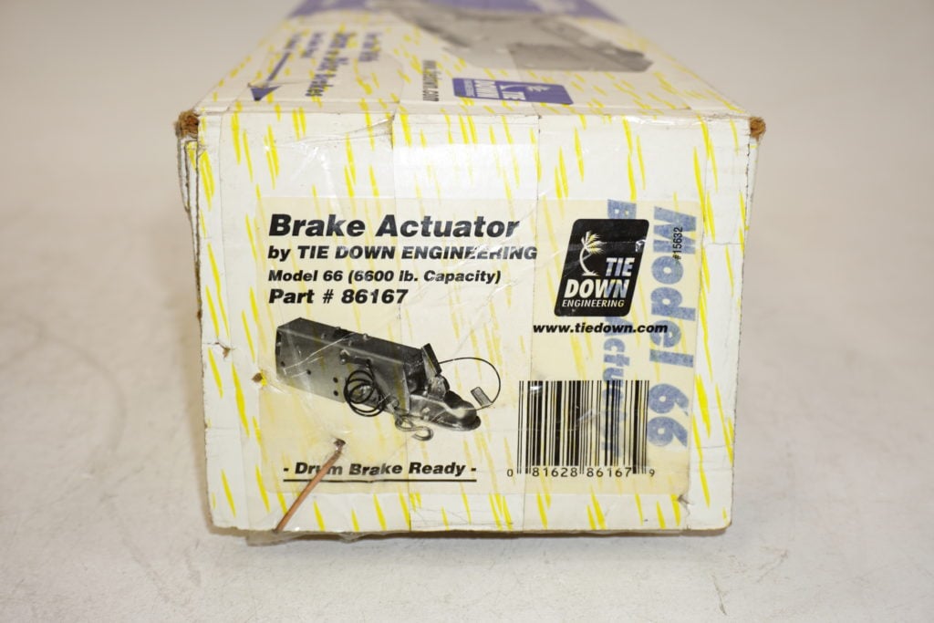 Tie Down 86167 Model 66 6600lb Capacity Marine Boat Trailer Drum Brake ...