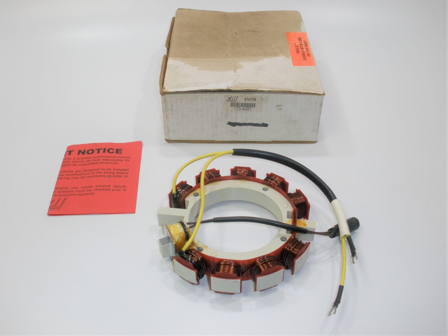 CDI 173-4291 1984-87 35 Amp OMC V4 Outboard Stator *REPLACES 582654 ...