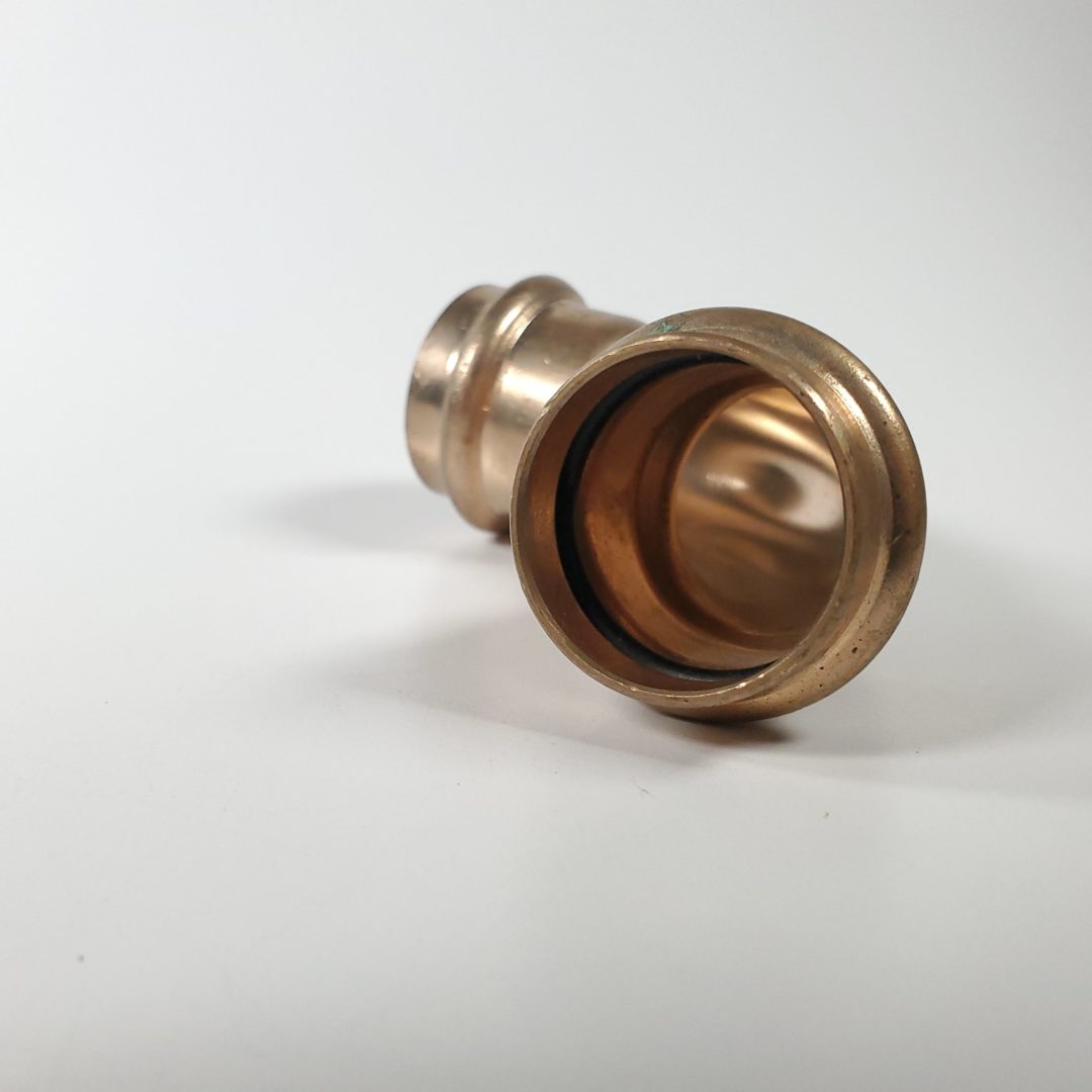 Viega SeaPress 0316 453183 - 28mm 90 Deg Copper/Nickel Press Elbow ...