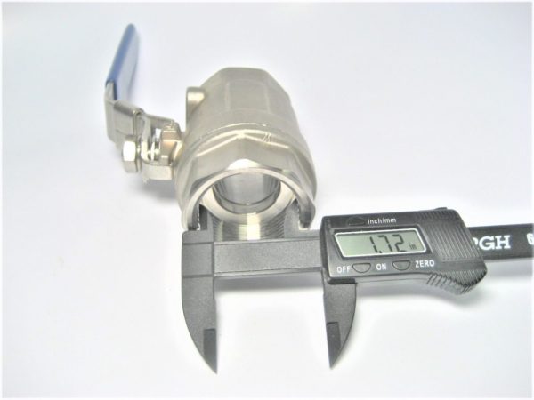 Precision Valve Products A200 CF8M 1500 WOG 1-1/2" Marine Thru Hull ...