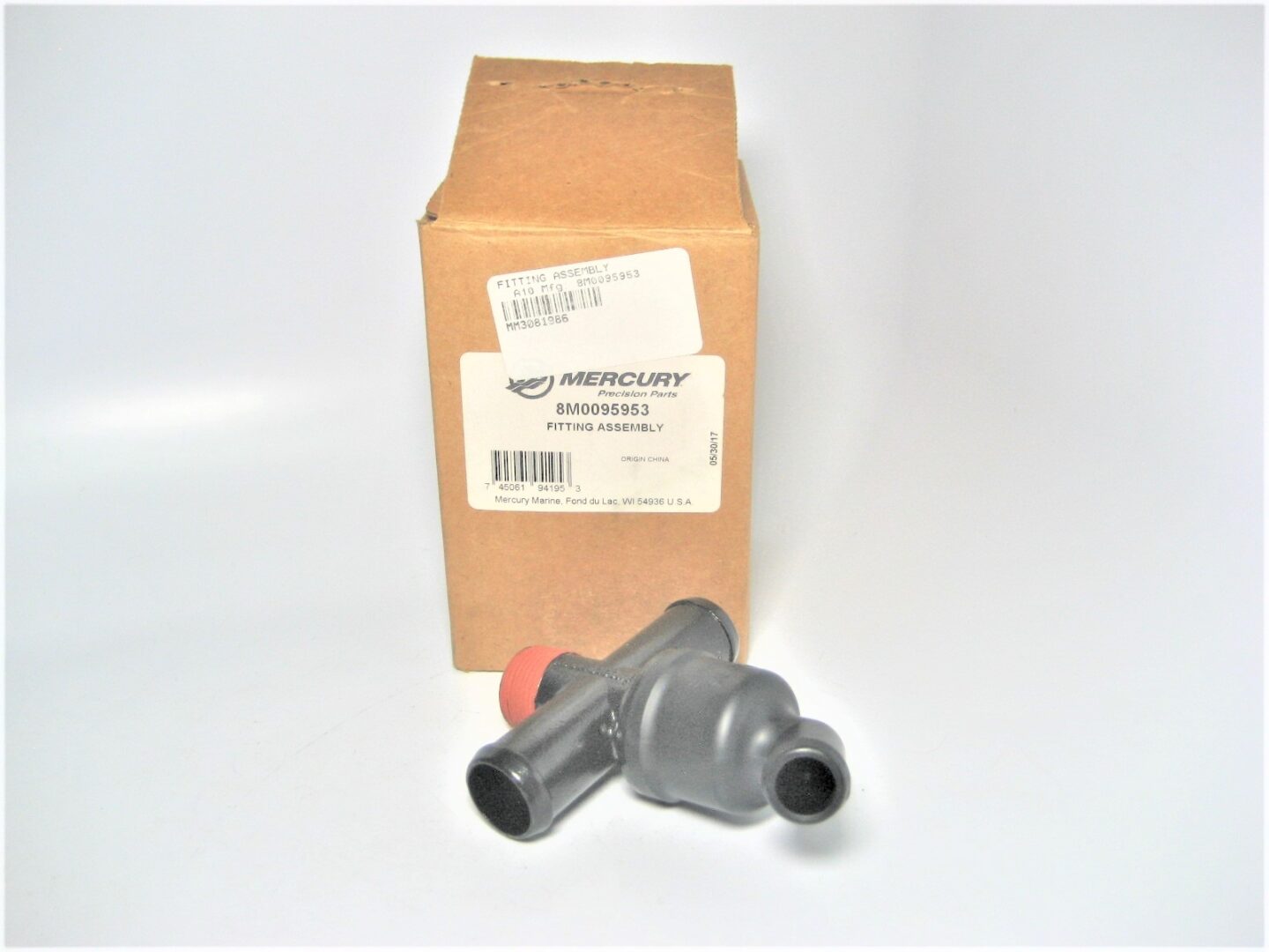 Mercury 8M0095953 4.5L MPI 250 Alpha Bravo Engine Motor OEM Fitting ...