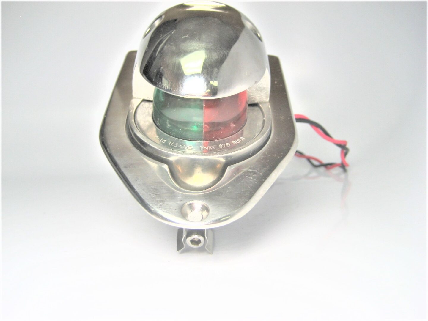 Marine Stainless Steel Boat Flush Mount Pop-Up Marine Navigation Light ...