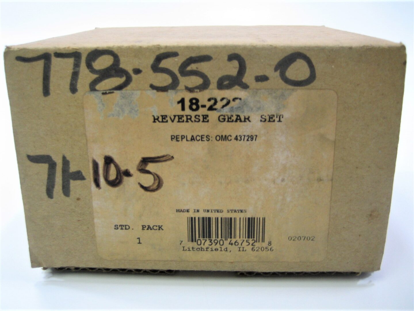 Sierra 18-2220 OMC Outboard / Stringer 800 Inboard Engine Motor Reverse ...