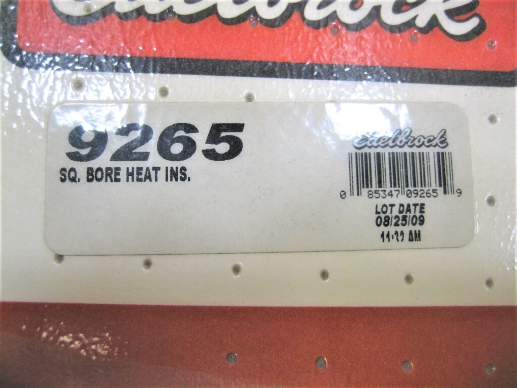 Edelbrock 9265 Marine Engine Motor Carburetor Square Bore Heat ...