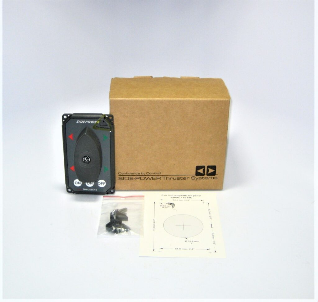 Side-Power 8909C Marine Boat Shaped Dual Thruster Bow Docking Control ...