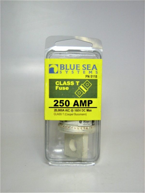 Blue Sea Systems 5118 Marine 250 Amp 160 VDC Class T Fuse ~ *NEW OLD ...