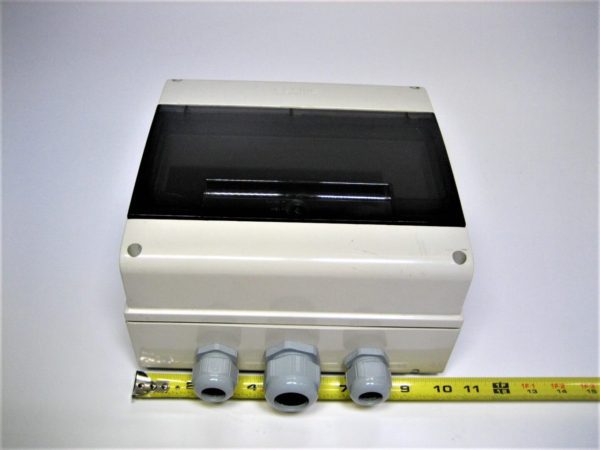 Scame DOMINO IP66 12 Module Insulated Enclosure w/ Terminal Block ...