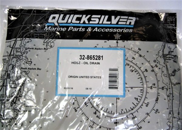 Quicksilver 32-865281 *OEM*~NEW~ MerCruiser Marine Sterndrive Oil Drain ...