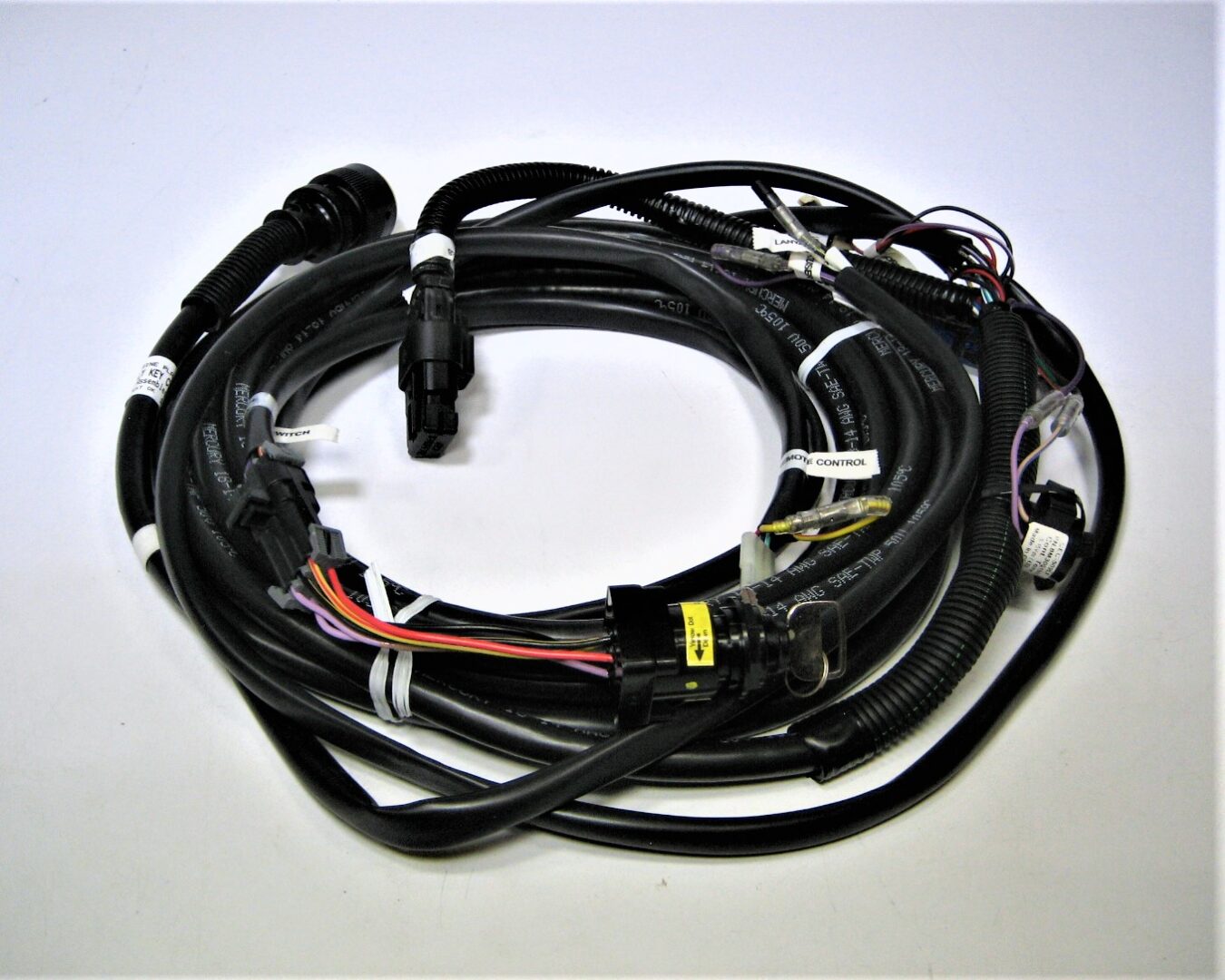 Quicksilver 84-896537K20 OEM NEW Mercury 14-Pin 20' Ignition Key Switch ...