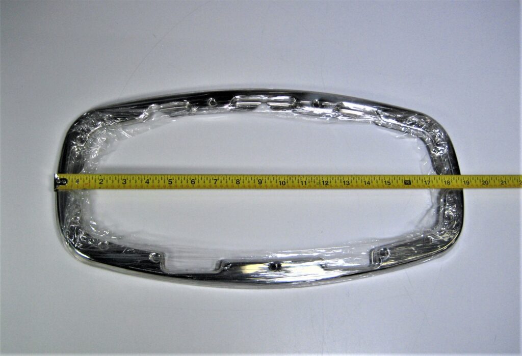 Bomar ST719-6SS Sea Ray Sundancer Boat 19" x 9-1/2" SS Portlight Trim ...