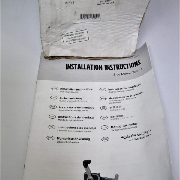 Volvo Penta 22928971 OEM ~NEW~ Marine Concealed Side Mount Remote ...