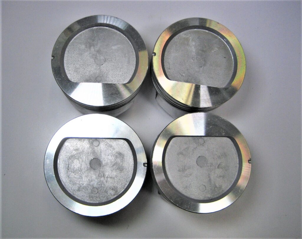 Sealed Power 650P20 *QTY 4* ~NEW~ .020" Pistons for Chevrolet Marine ...