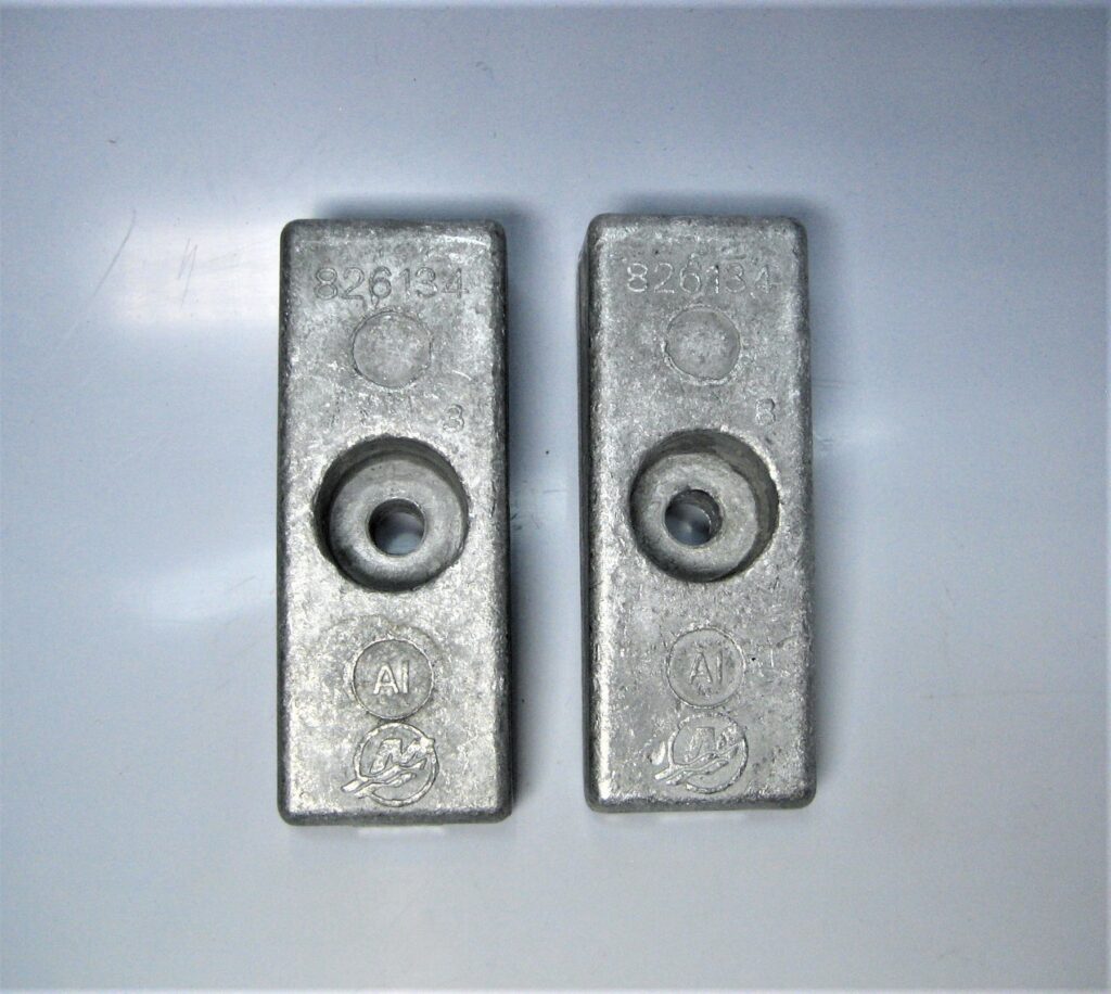 -NEW- Mercury 8M0126671, Anode Kit + Hardware for Verado 200-300HP ...