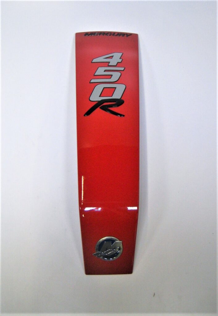 Mercury 8M0159859 Red 4-Piece 450R Racing Outboard Cowling Accent Panel ...