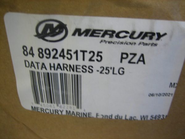 Mercury 84-892451T25 OEM 25' 14-Pin Data Wiring Cable Harness *NEW ...