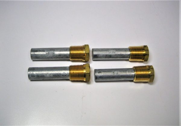 Camp E-2 *QTY 4* ~NEW~ Marine Outboard Engine 3" Pencil Zinc Anodes ...