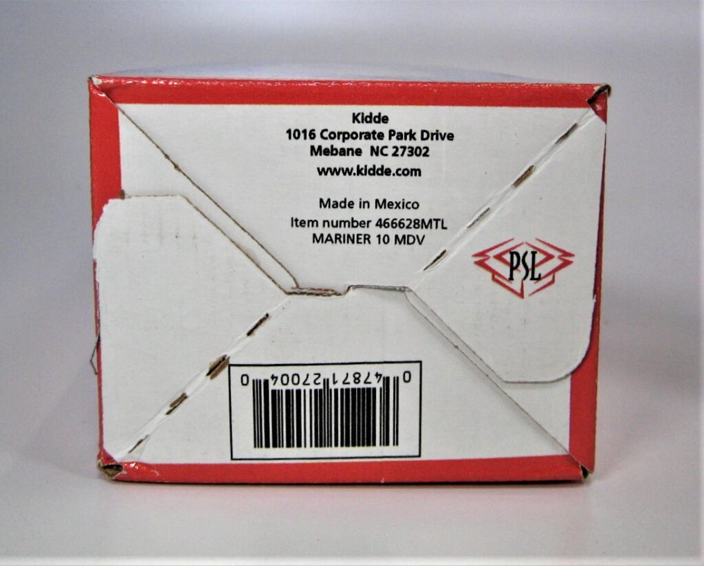 Kidde 466628MTL ~NEW~ Mariner 10 B:C Dry Chemical Fire Extinguisher ...