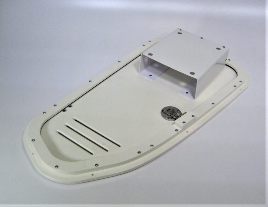 29.5" x 16" ~NEW~ White Marine Center Console Boat Storage Door - FREE ...