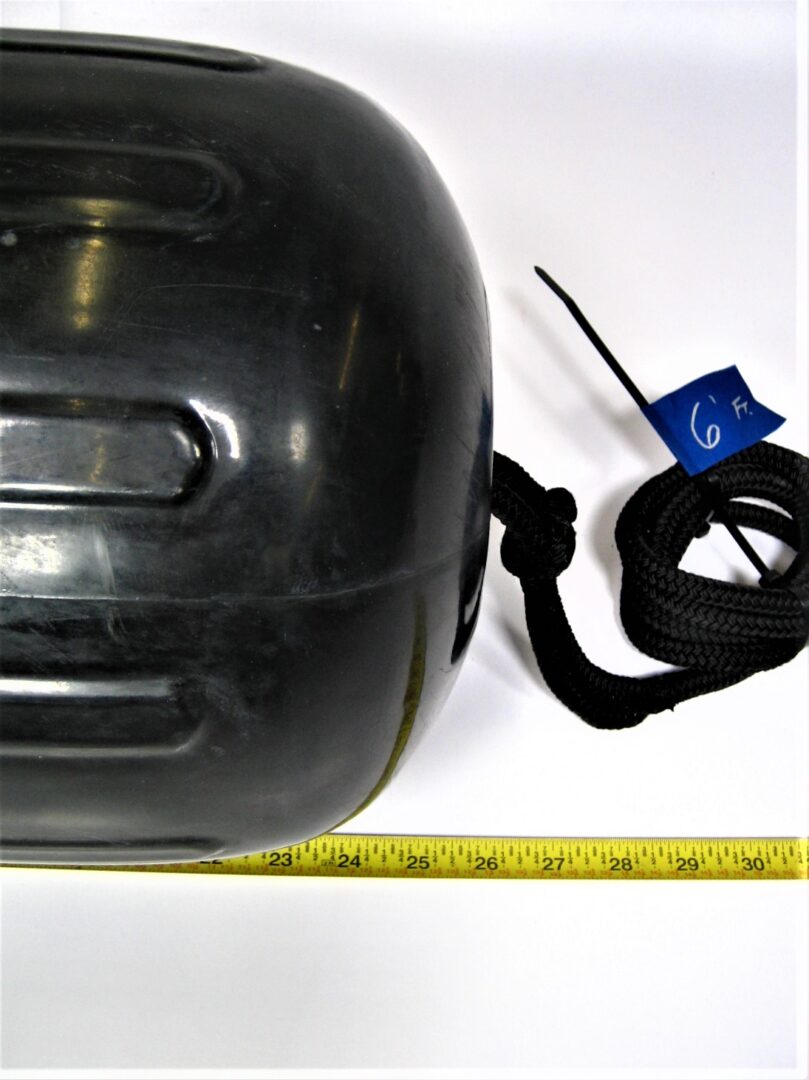 Polyform HTM-3 Series 10.5" x 27" Black Marine Docking Fender - GREAT ...