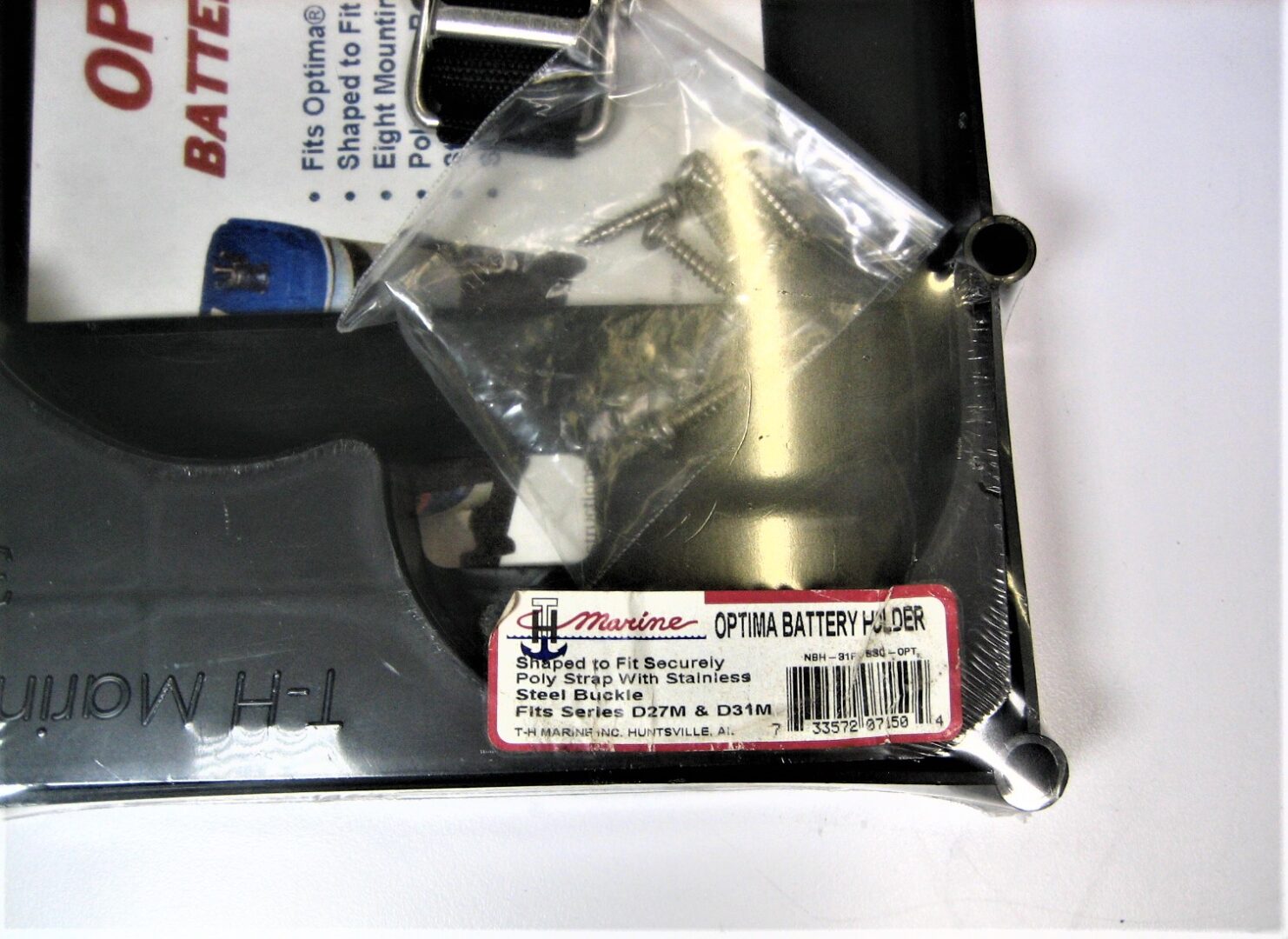 T-H Marine NBH-31-SSC-OPT ~NEW~ Optima D27M / D31M Battery Tray - FREE ...