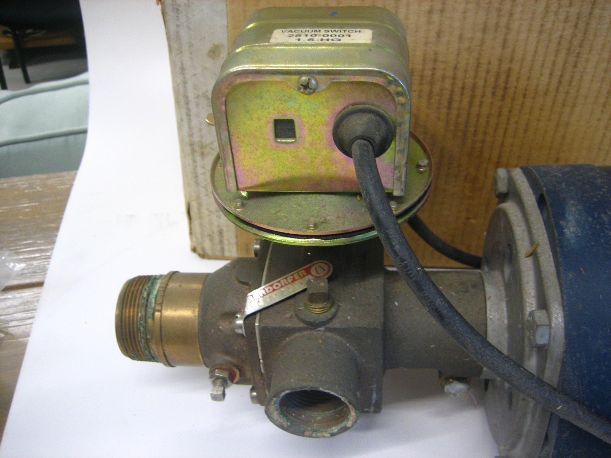 OBERDORFER 406MK-04N26 Rubber Impeller Waste Pump & Motor w/ Leeson 1 ...